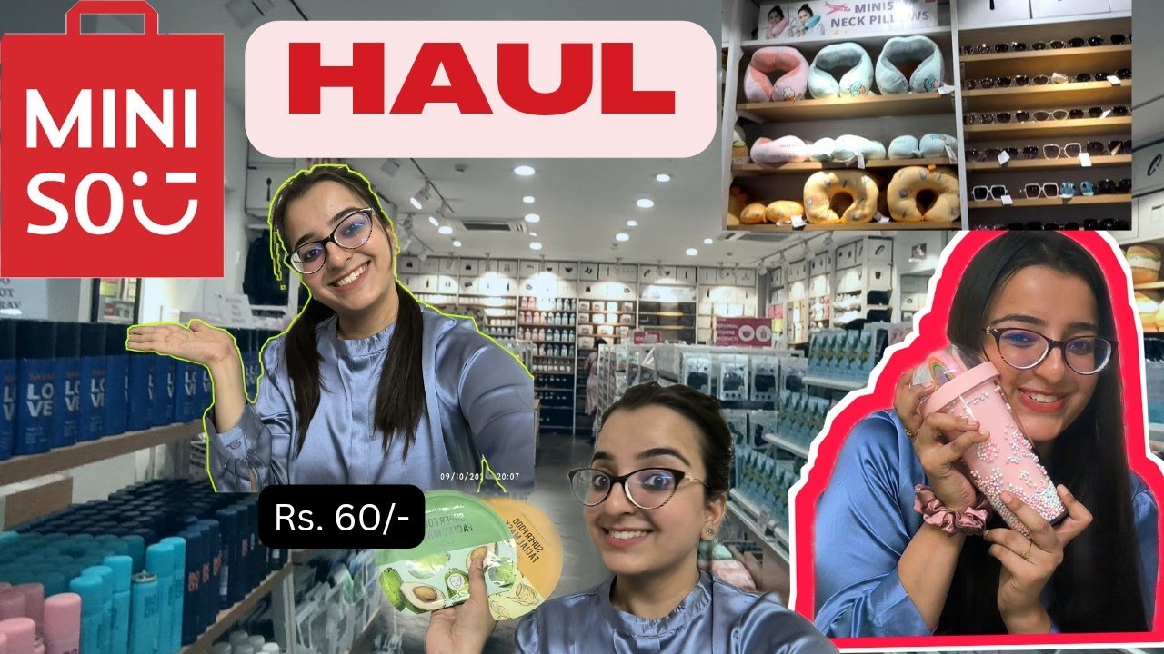 || Miniso tour and Haul ||@vanshasworld6595 @minisostore @paschimvihar ...