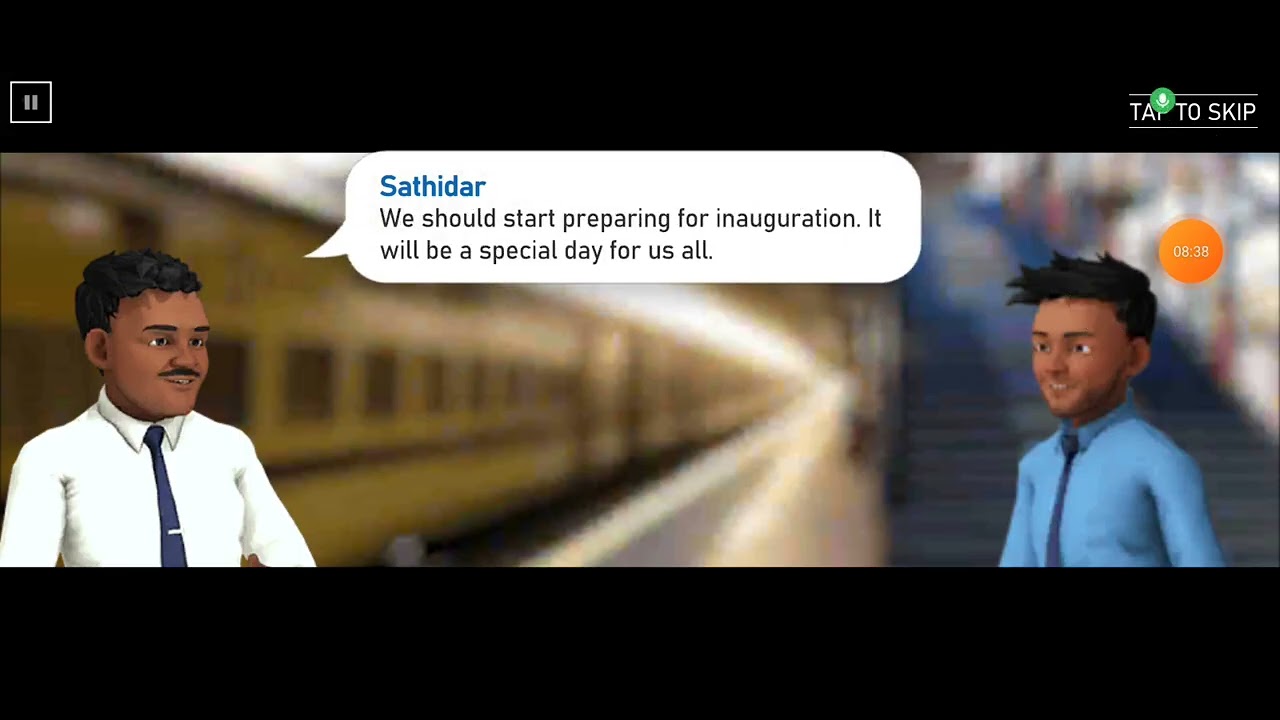 Train Locomotive pilot play game just time pass - YouTube