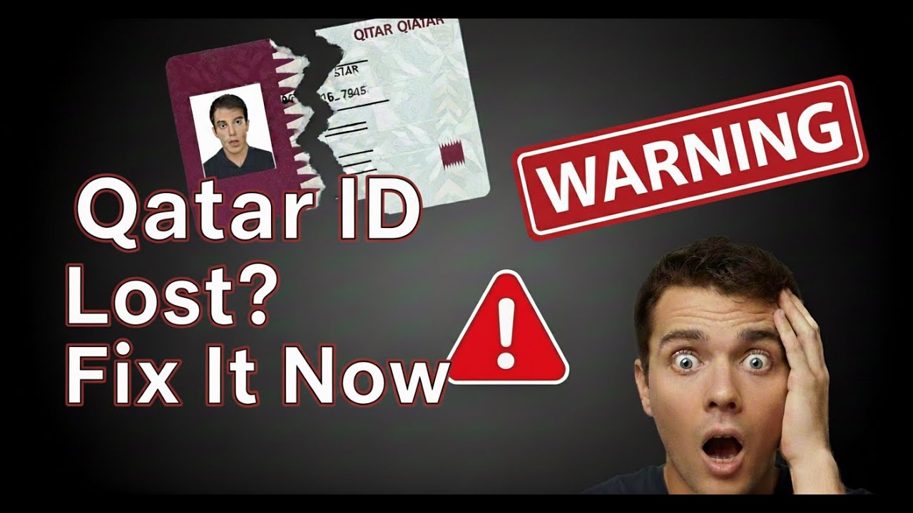 Lost Qatar ID? Replace It Fast Online & Abroad (2025 Full Guide) - YouTube