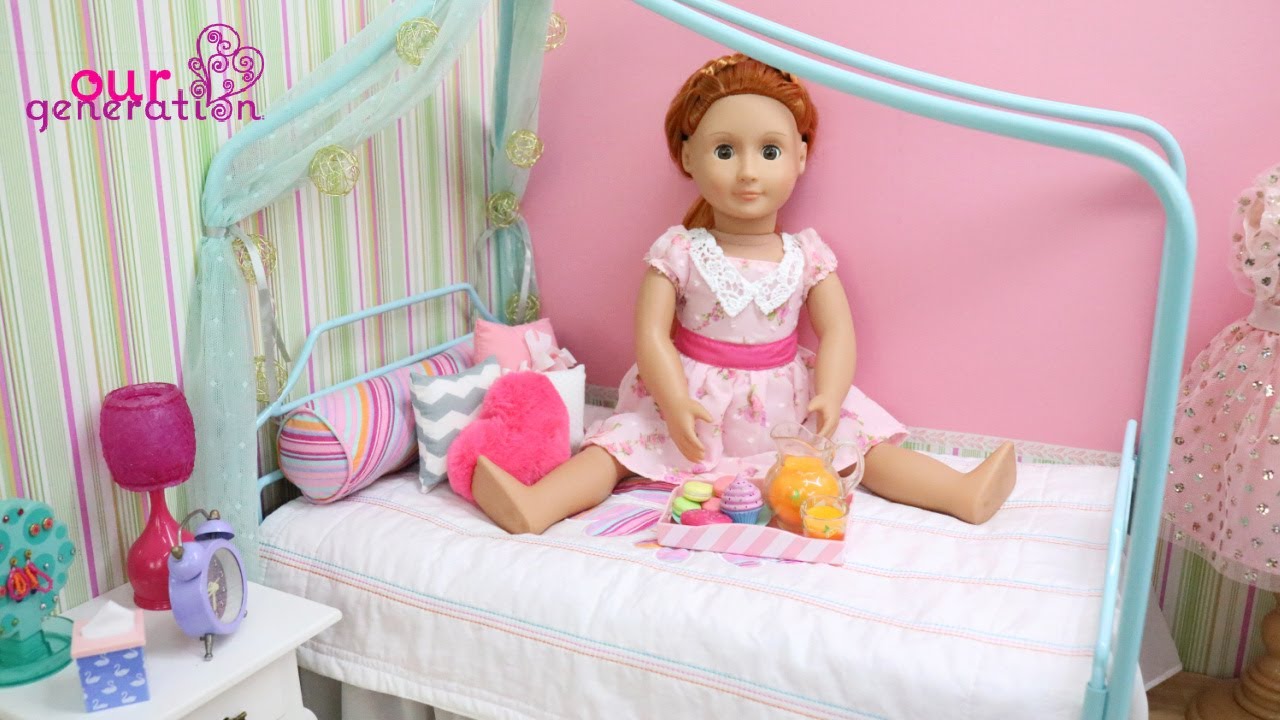 NEW ROOM DECORATION TO MY OUR GENERATION DOLL - YouTube