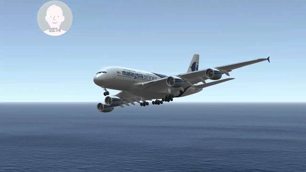 INFINITE FLIGHT A380-800 landing at WMBT. - YouTube