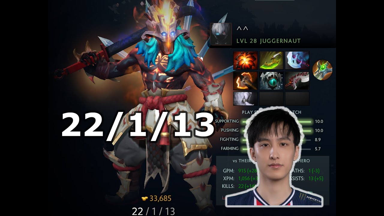 Dota 2: Ame (Juggernaut) Immortal Gameplay - YouTube