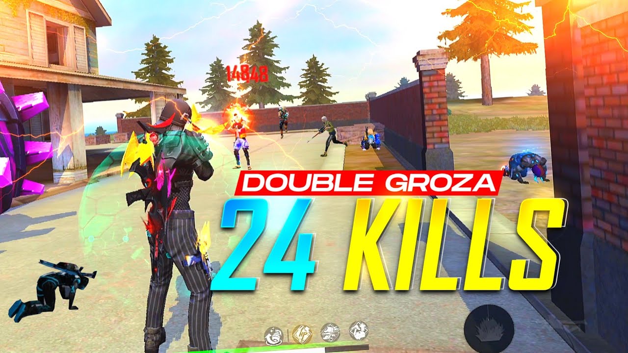 Full Rush Unstoppable Groza OP Gameplay - Garena Free Fire - YouTube