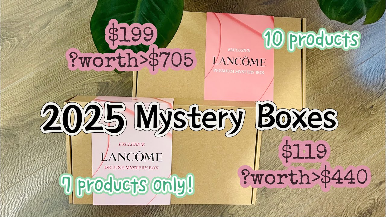 2025 Lancome Deluxe & Premium Mystery Box Unboxing|Rena&Emma - YouTube