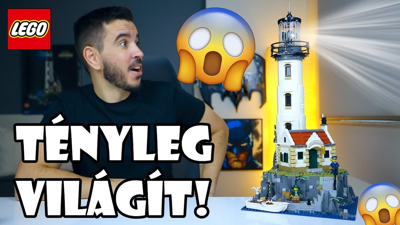 A fény, ami utat mutat! || LEGO 21335 Motorizált Világítótorony - YouTube