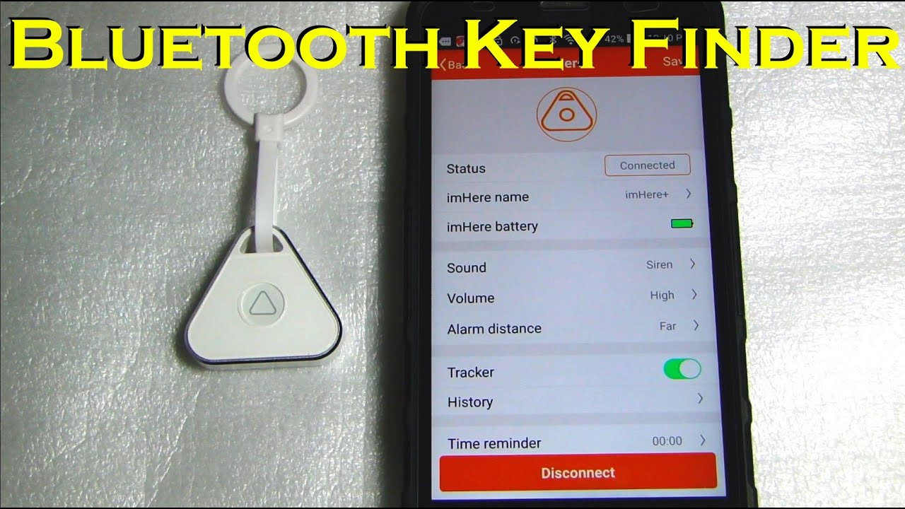 Bluetooth Key Finder - imHere - YouTube