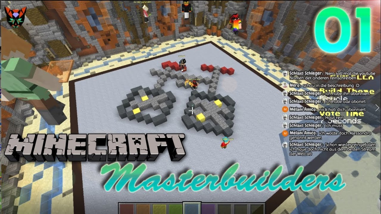 Minecraft Masterbuilders 01 My eyes are bleeding! - YouTube