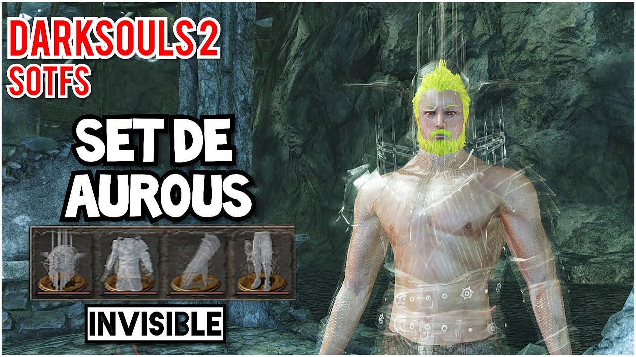 DARKSOULS 2 SOTFS ARMADURA DE AUROUS INVISIBLE INICIANDO - YouTube