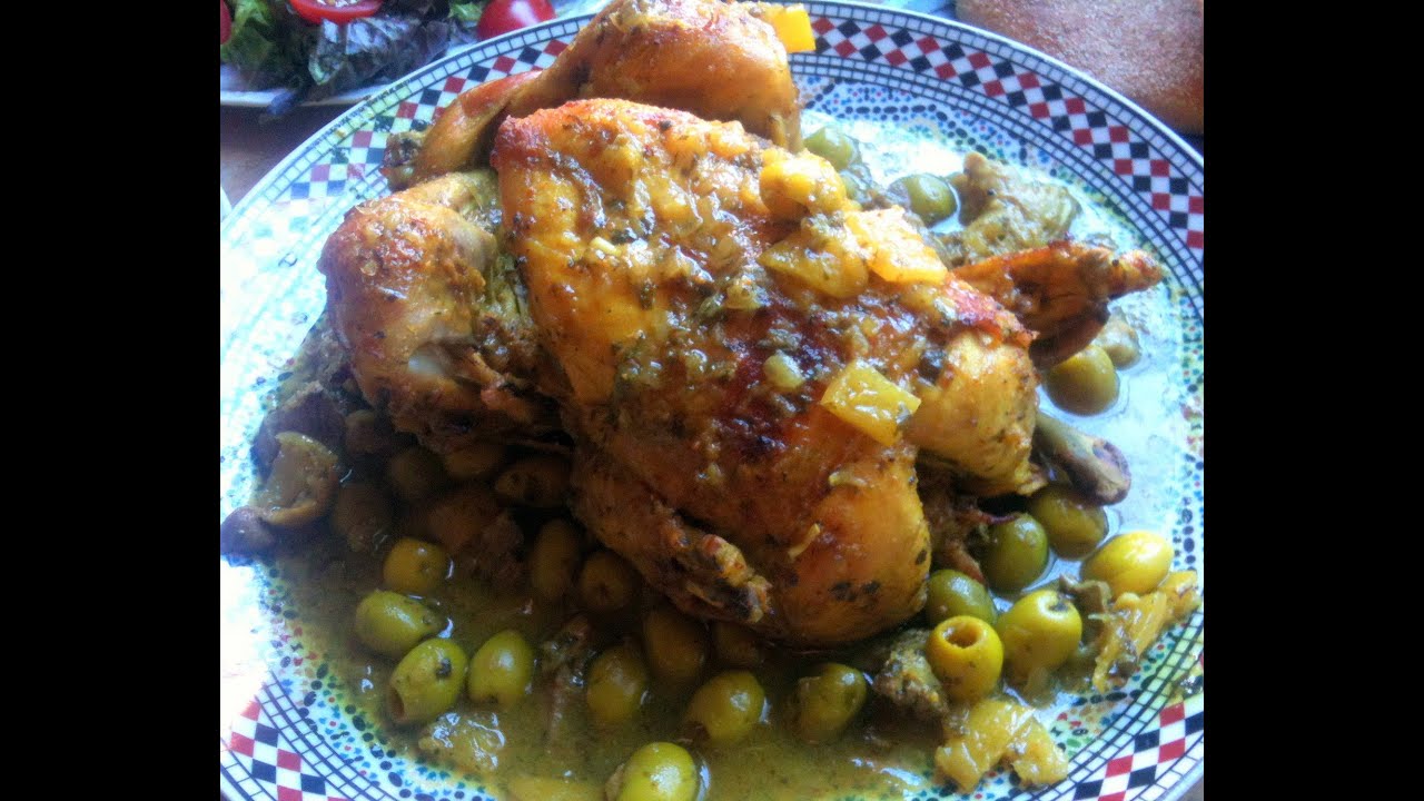 Moroccan Chicken MhammerMoroccan cuisine (Arabic Subtitles) المطبخ ...