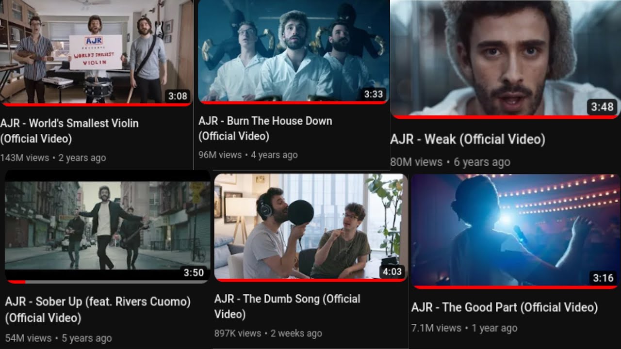 THE HISTORY OF AJR... - YouTube