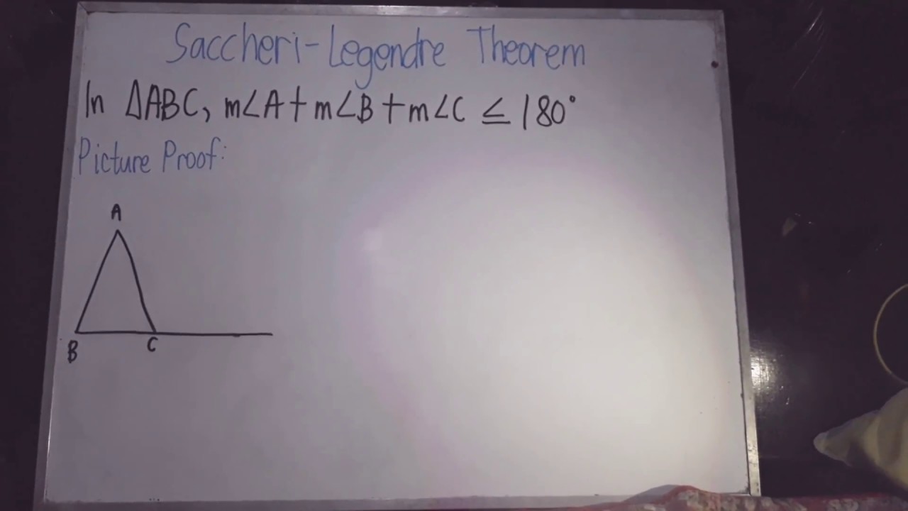 Defect Zero (Saccheri-Legendre Theorem) - YouTube