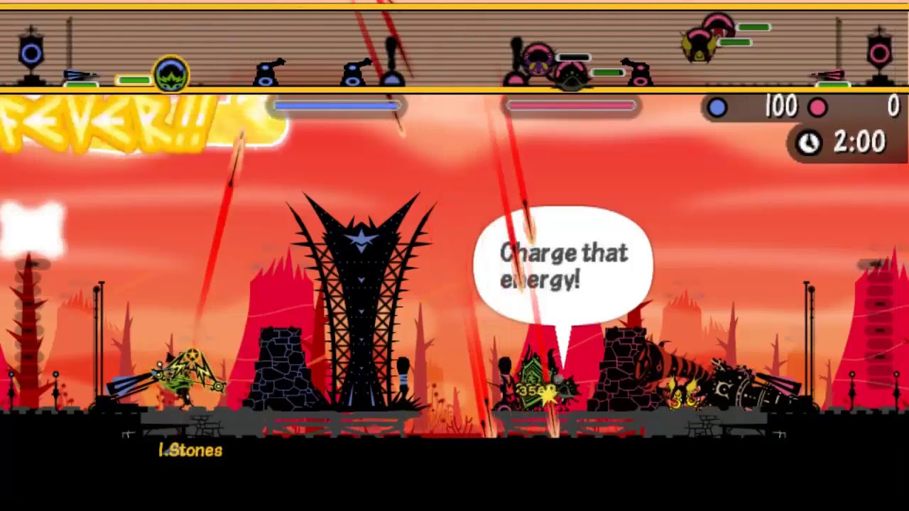 Patapon 3 - Lv40 Yumiyacha VS Dark Heroes Slogging on the Job - YouTube