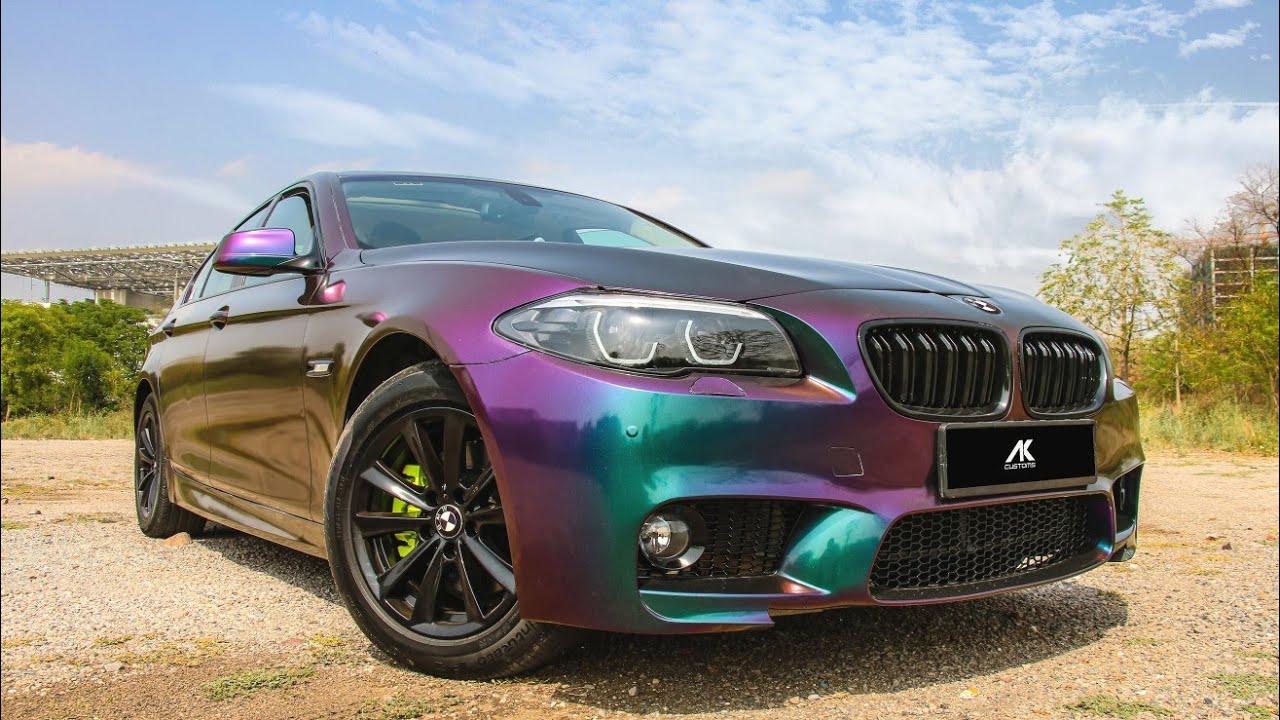 One Of A Kind BMW 5 Series|AK CUSTOMS|BMW 520D|Gurgaon|Car Wrap ...