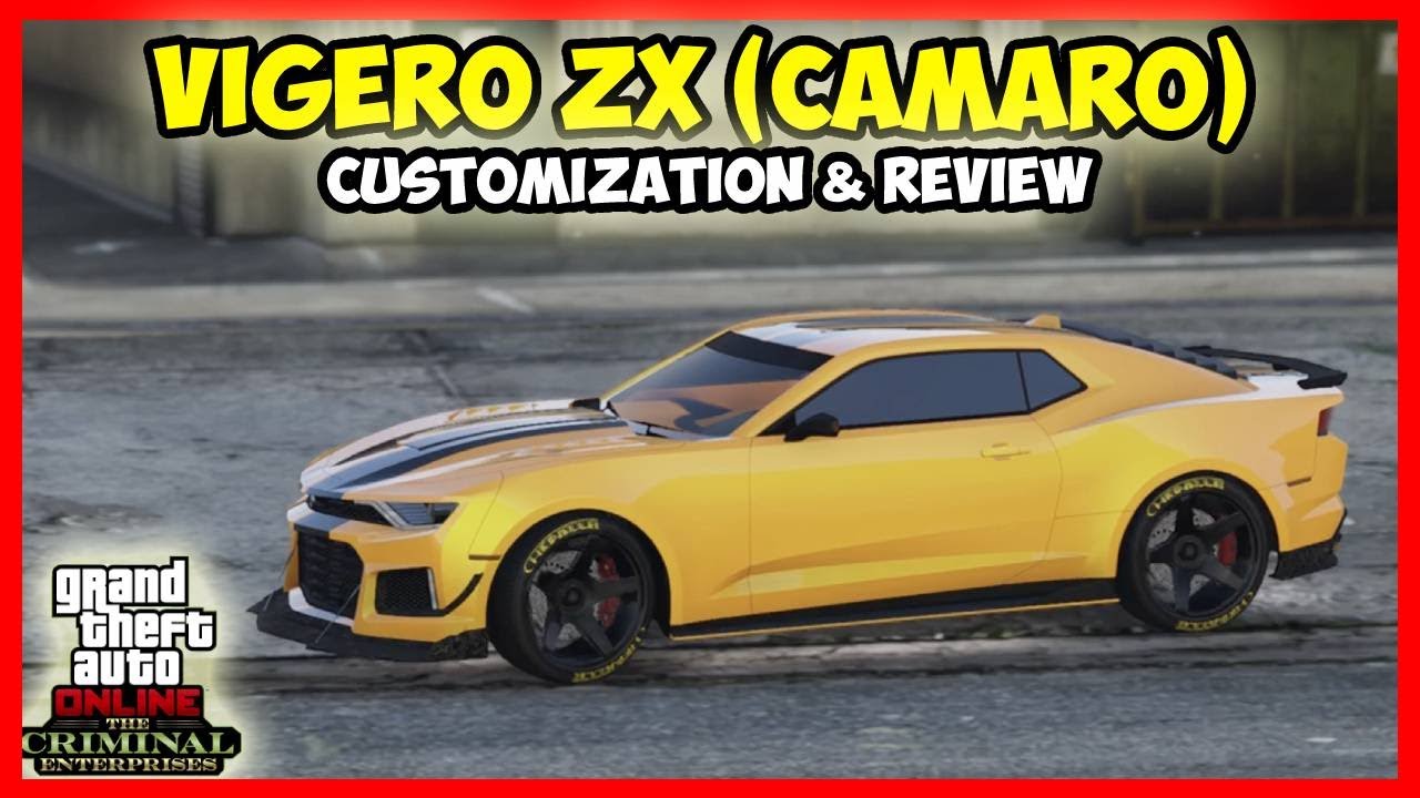 Vigero ZX (Camaro ZL1) Customization & Review | GTA 5 Online - YouTube
