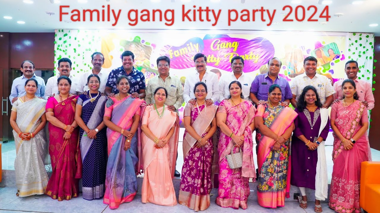 family gang kitty party 2024 - YouTube