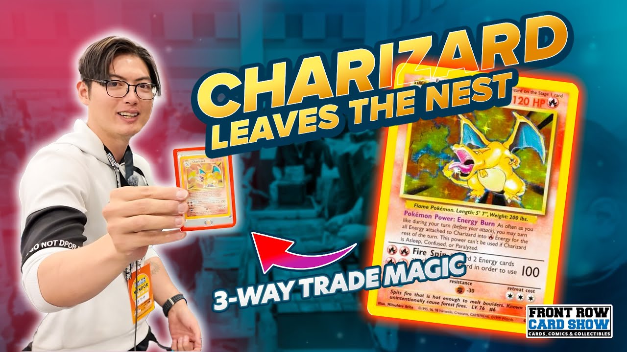 Charizard Squad ASSEMBLE at Front Row Card Show (Vendor POV/One Piece TCG/Pokemon TCG/Union ...