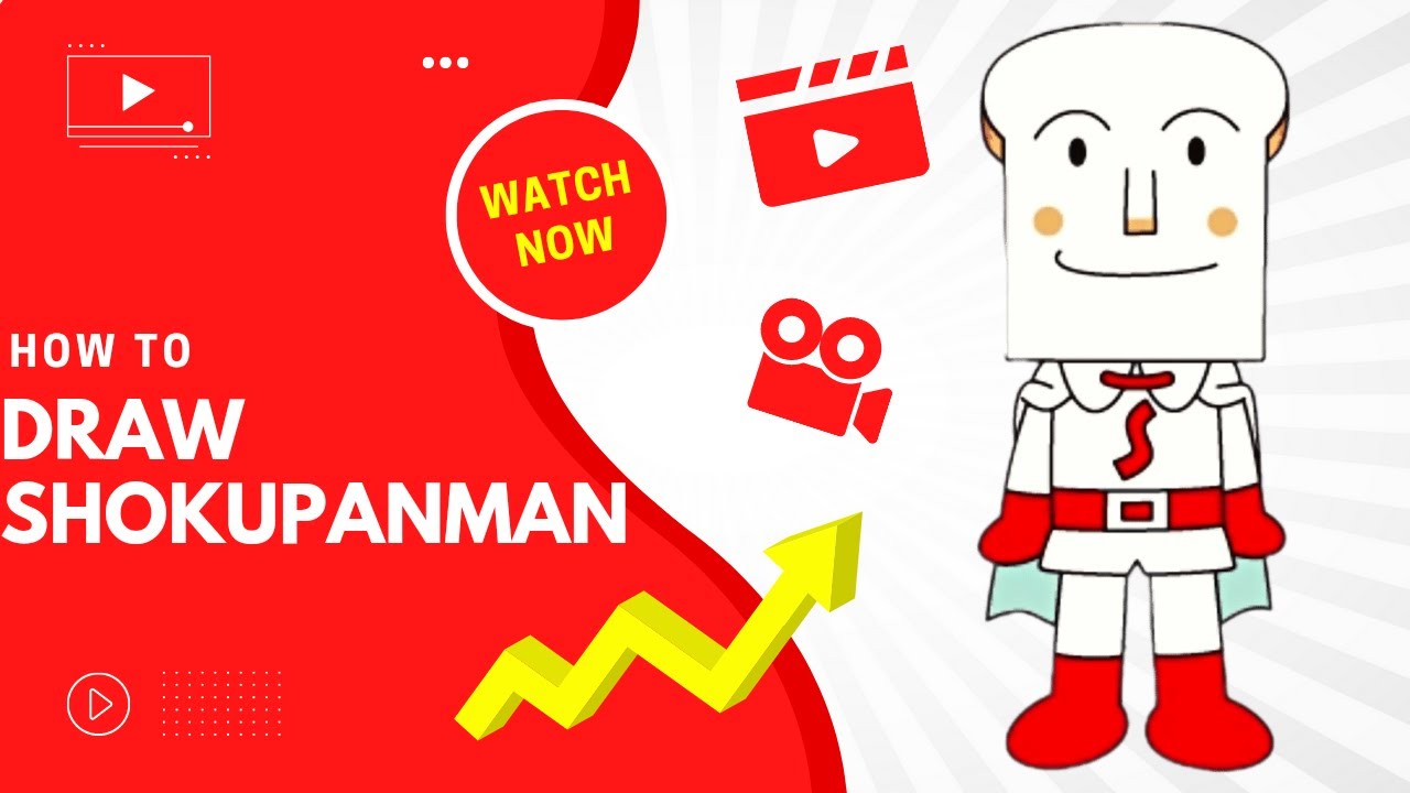 HOW TO DRAW SHOKUPANMAN | ANPANMAN - YouTube