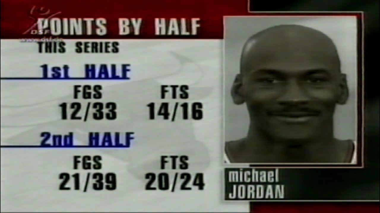 1998 NBA Playoffs Eastern Conference Finals - game 4 Chicago @ Indiana ...