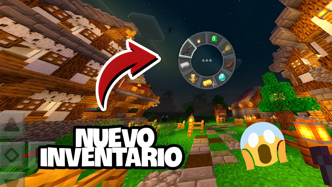 Nuevo inventario minecraft bedrock ver 1.20.60 / 1.20.+ mcpack - YouTube