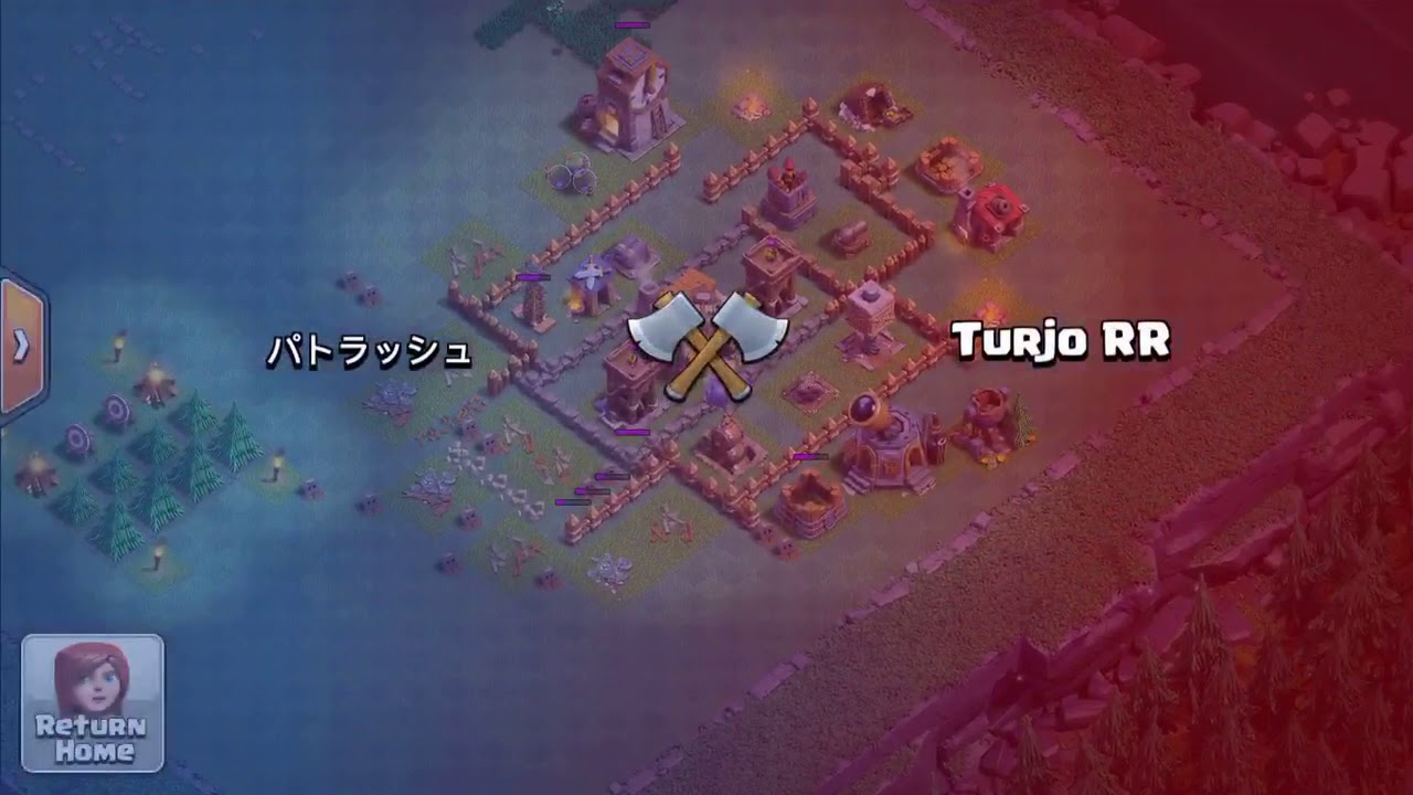 Clash of clan Rage Barbarians Battle - YouTube