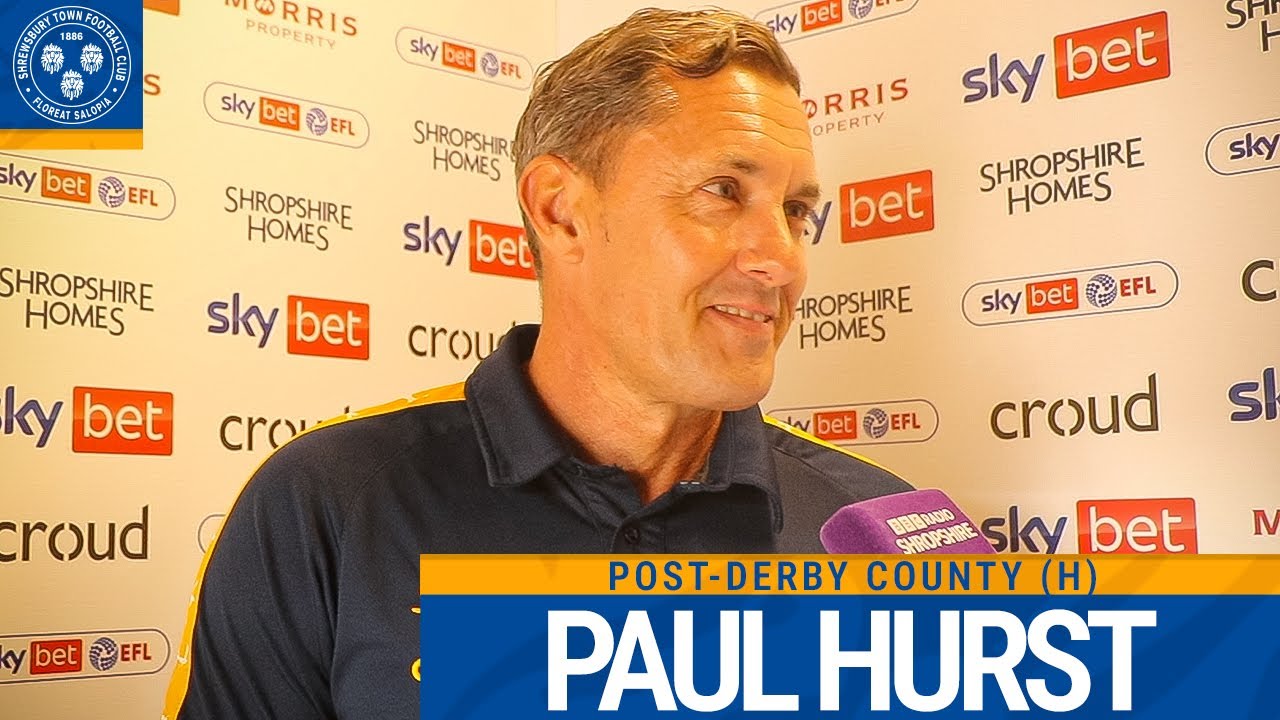 POST-DERBY COUNTY | Paul Hurst on 2-1 pre-season win, goals and much ...