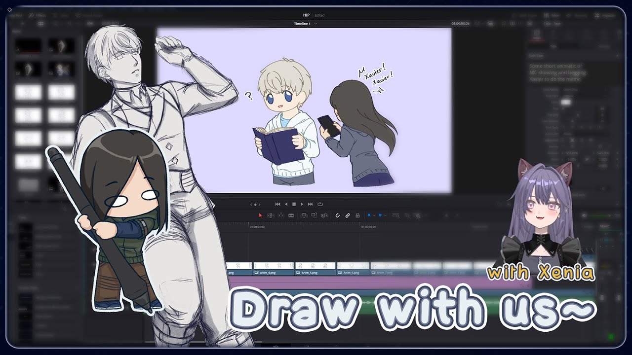 Time to draw more... you guessed it! :D Xavier!【Art】with Xenia - YouTube