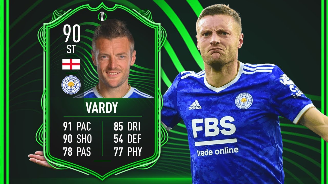RTTF VARDY REVIEW! 90 JAMIE VARDY PLAYER REVIEW! FIFA 22 - YouTube