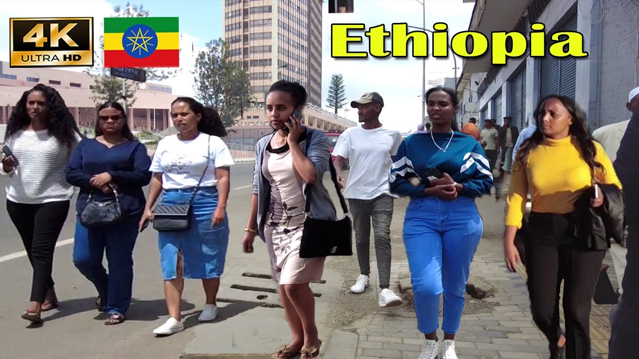 የተዋበችው አዲሷ ፒያሳ በቀን Addis Ababa Walking Tour (#387) The new face of ...