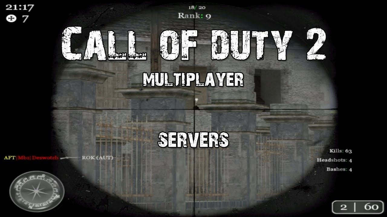 Call Of Duty 2 - Multiplayer | Informacion de servidores - YouTube