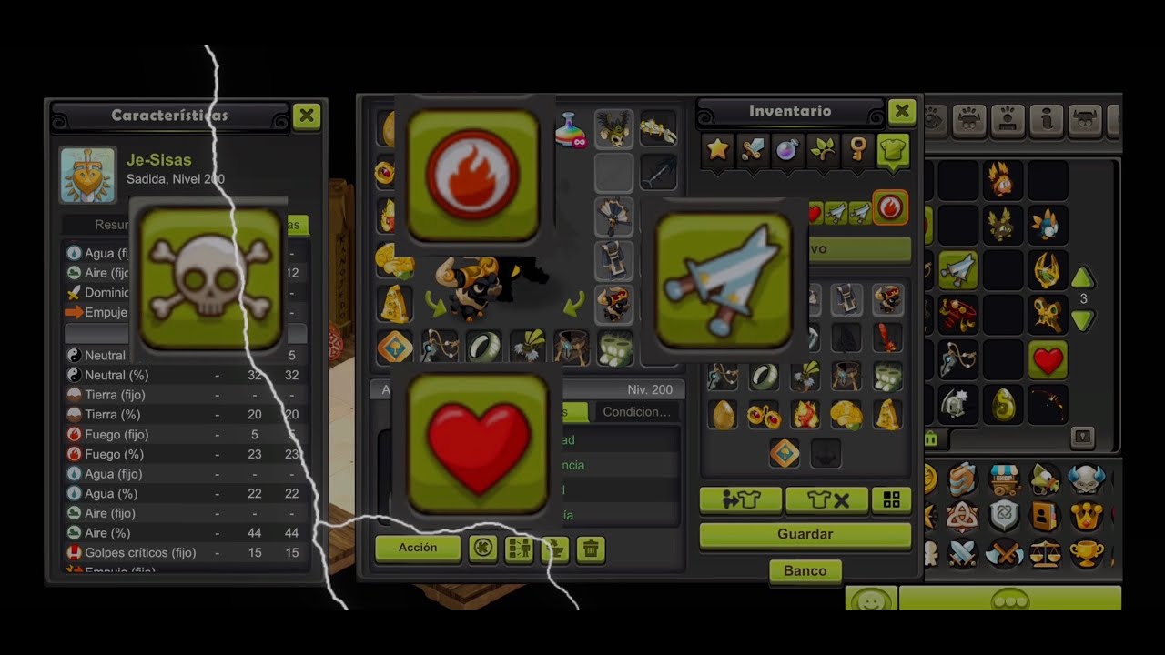 [DOFUS TOUCH] PRESENTACIÓN DE SADIDA 200 FULL INTE - YouTube