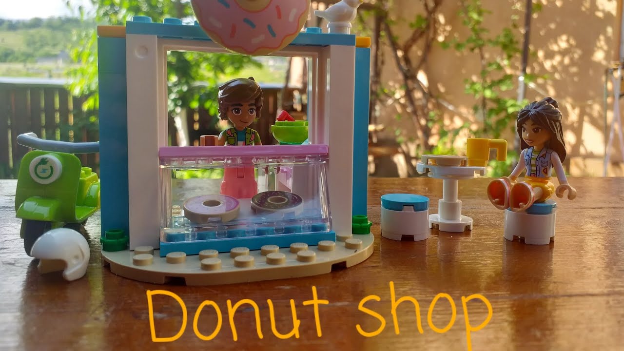 LEGO Friends/ Donut shop / build in nature / build LEGO Friends 🥯🥯🥯 ...