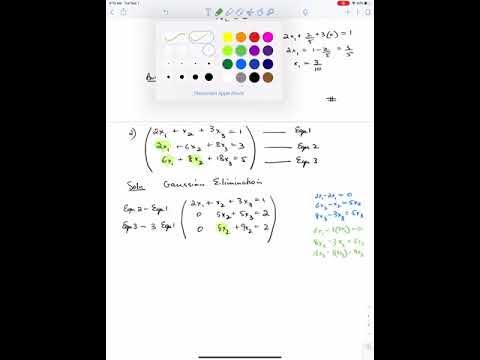 Linear Algebra Gaussian Elimination Algorithm - YouTube