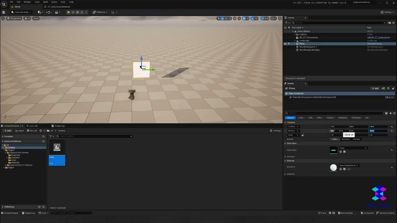 [CameraTwin] Add Projection Plane - YouTube