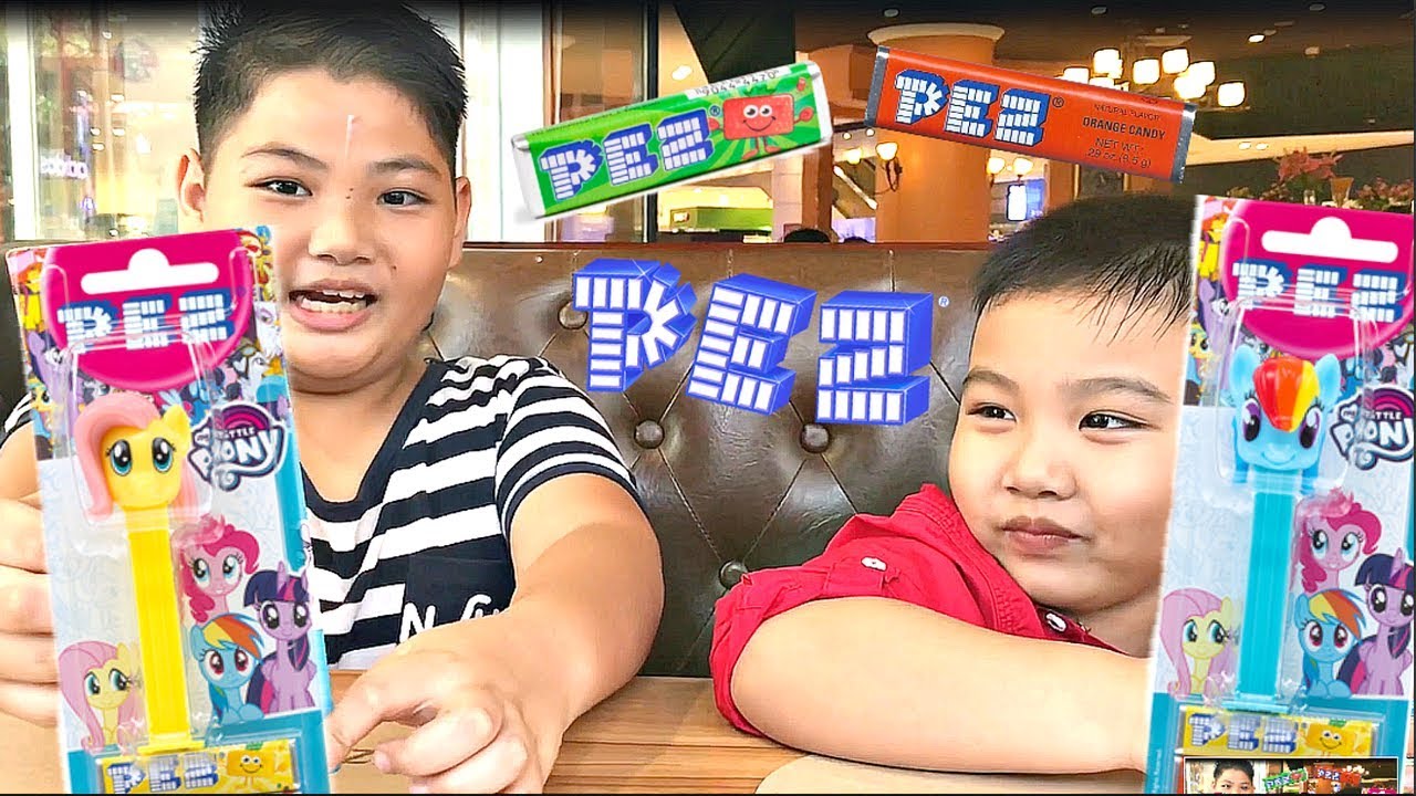 Pez Candy Dispenser My Little Pony Unboxing Rainbow Dash & Fluttershy ...
