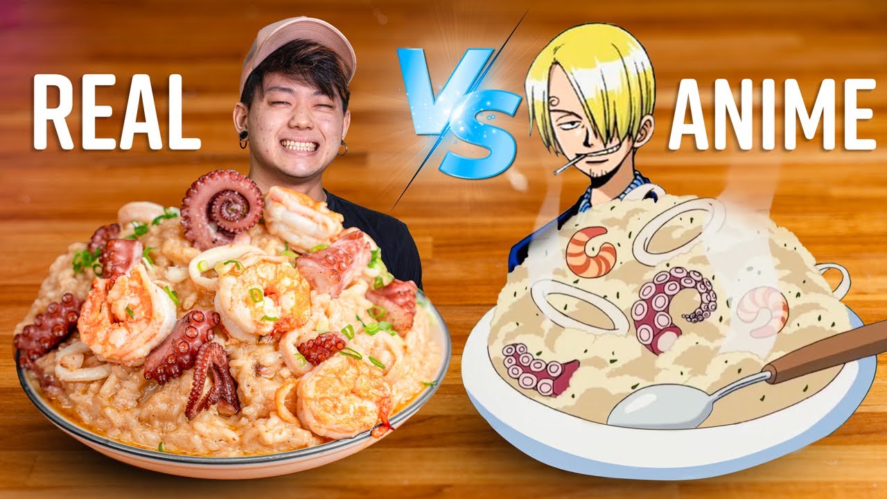 RECEITA DE ONE PIECE: ARROZ FRITO (OU RISOTO) DE FRUTOS DO MAR 🐙 ...