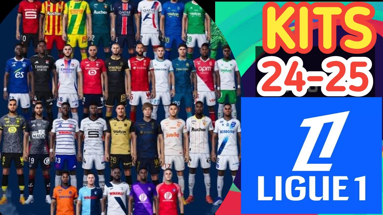PES 2021 New Kits - French Ligue 1 Season 2024-25 - YouTube