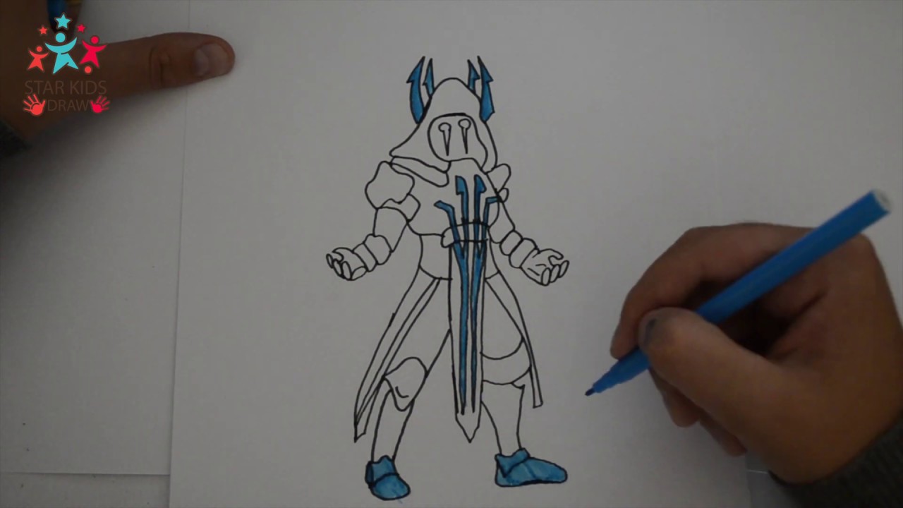 How to Draw Ice King from Fortnite - YouTube