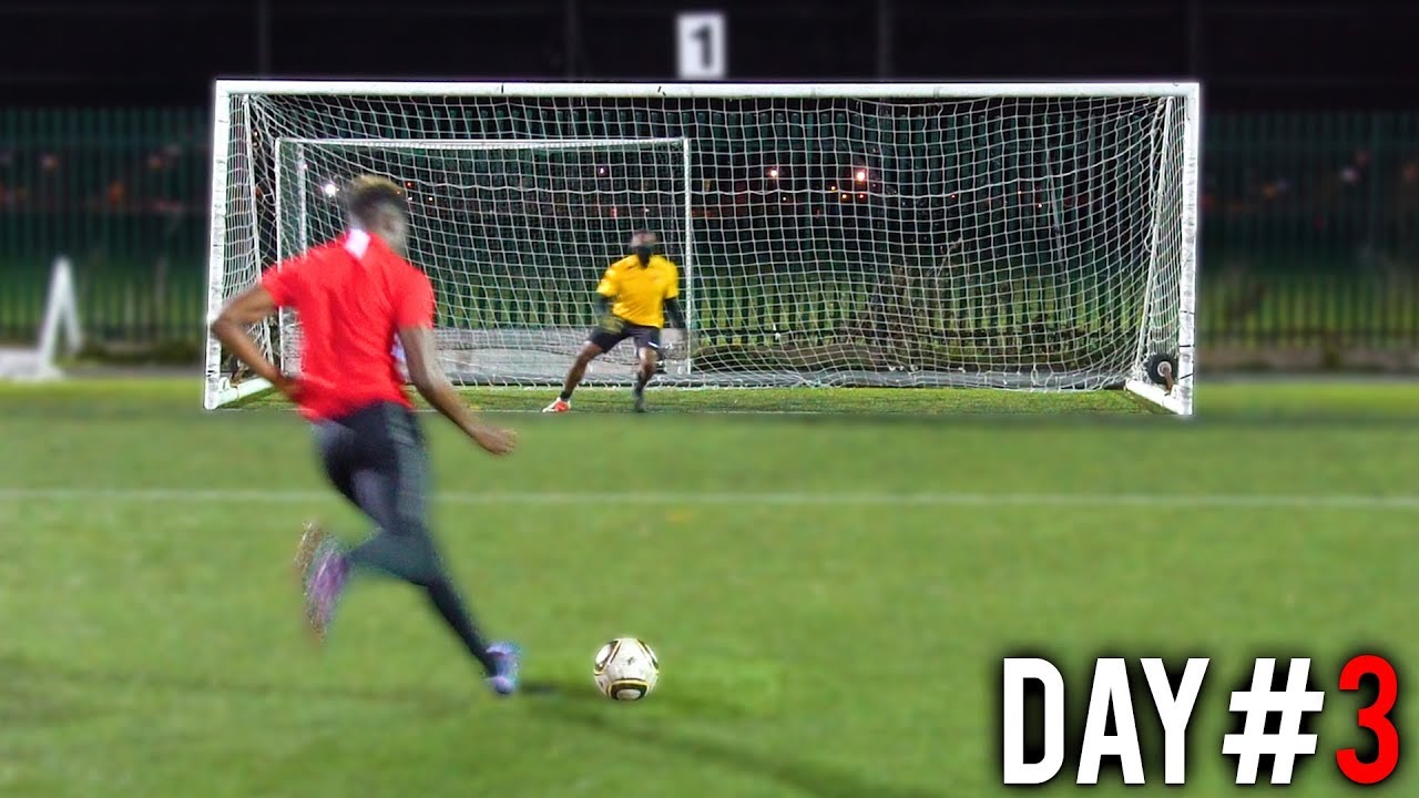 Last Footballer To SCORE a Penalty Wins $1000 - Football Competition ft ...