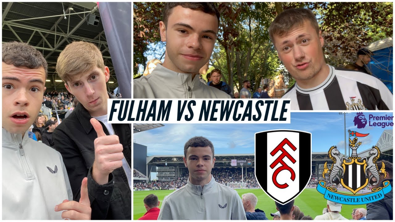 NEWCASTLE *SMASH* 10 MEN FULHAM ft. Adam P!! - Matchday Experience ...