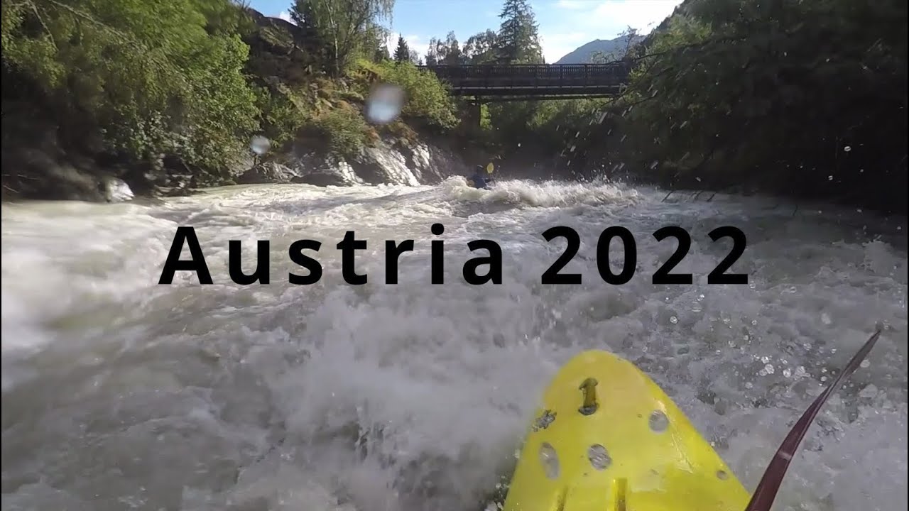Kayaking in the Austrian Alps - YouTube