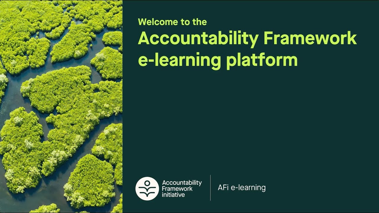 Introduction to the AFi and the Accountability Framework - YouTube