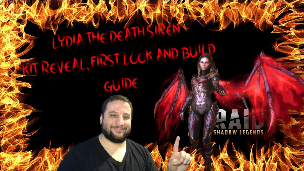 Raid Shadow Legends Lydia The DeathSiren First Look & Build Guide - YouTube