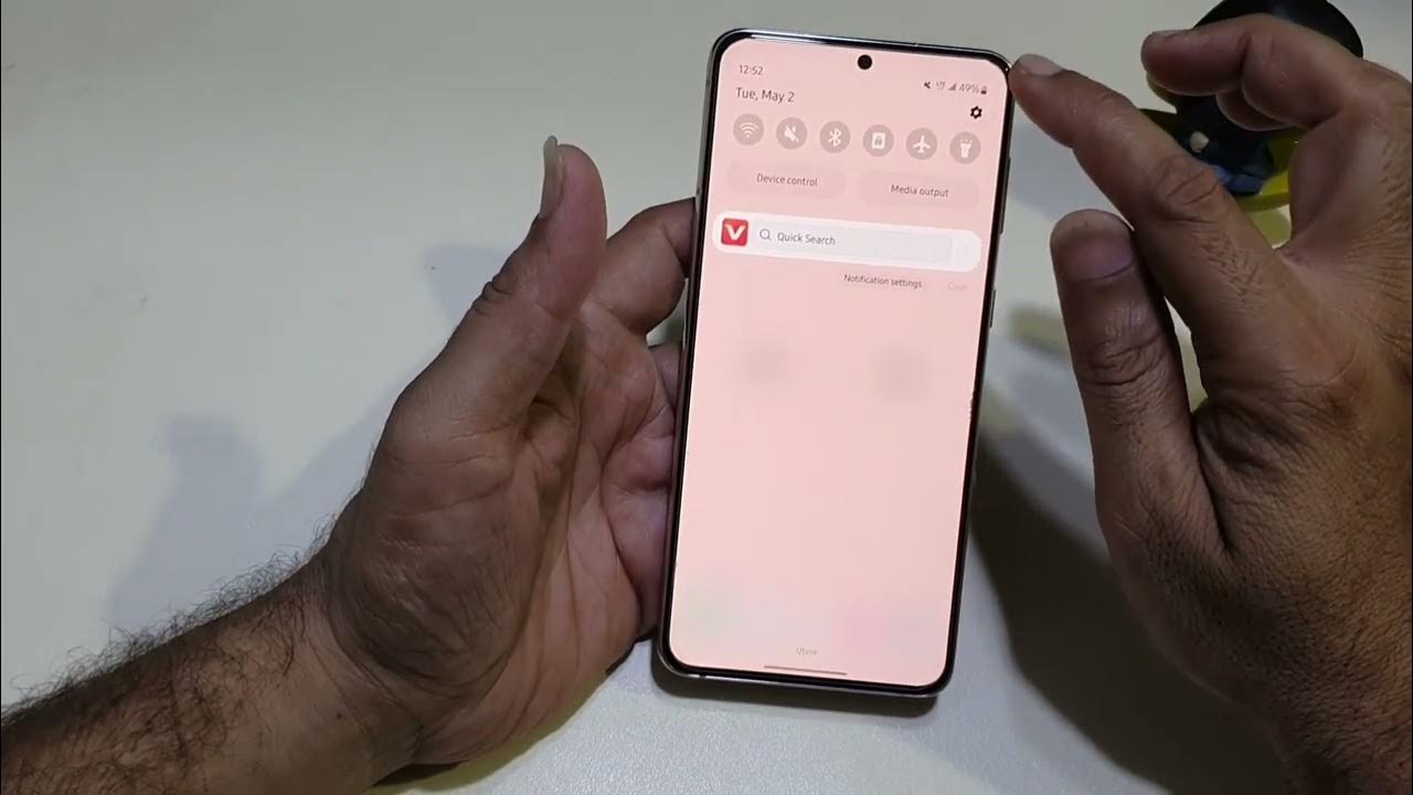 Samsung Galaxy S23 Navigation Gesture Setting | Back Button Tips - YouTube