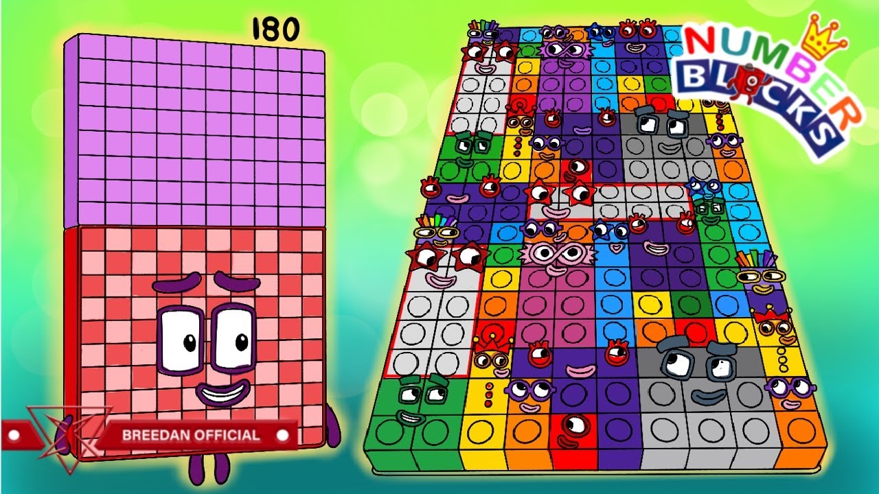 Numberblocks Puzzle Pop It New Character Fanmade Numberblocks 180 ...