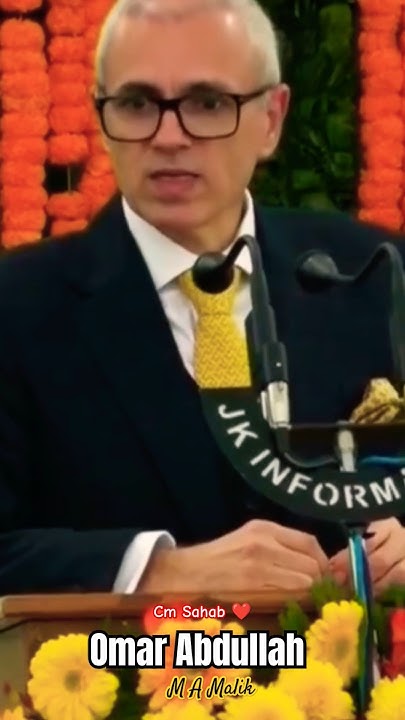 Omar Abdullah sb Chief minister of Jammu and Kashmir #jammuandkashmir # ...