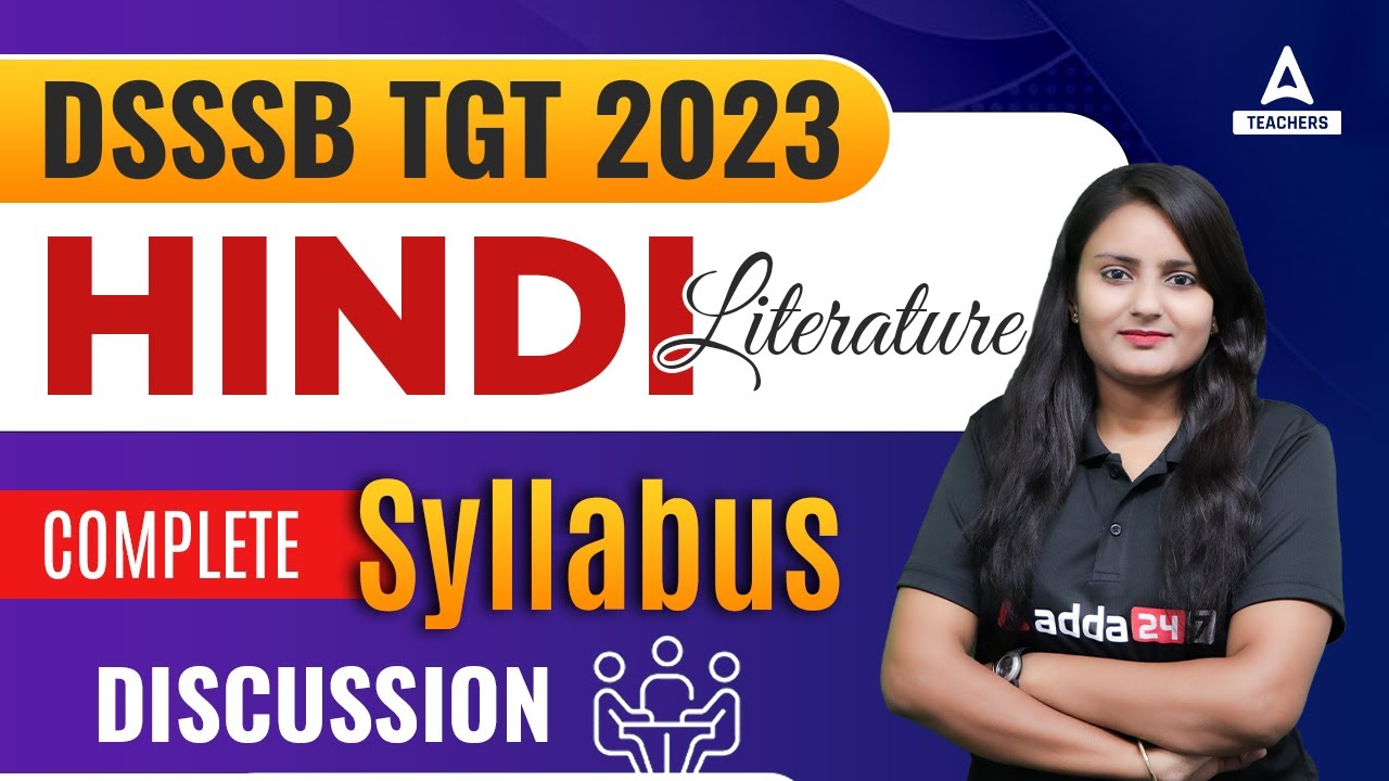 DSSSB TGT Syllabus 2023 | DSSSB TGT Hindi Syllabus 2023 - YouTube