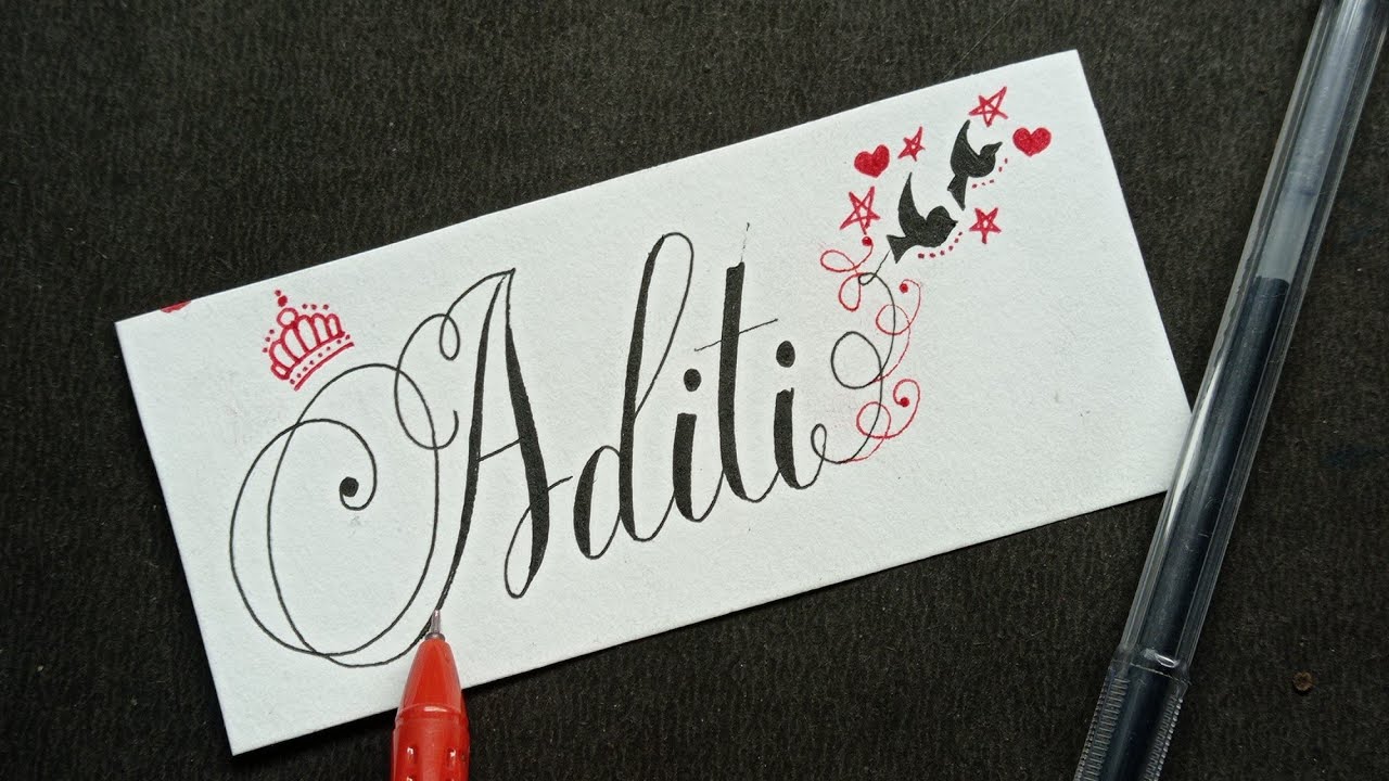 Aditi name calligraphy (calligraphy writer's) (calligraphy artist ...