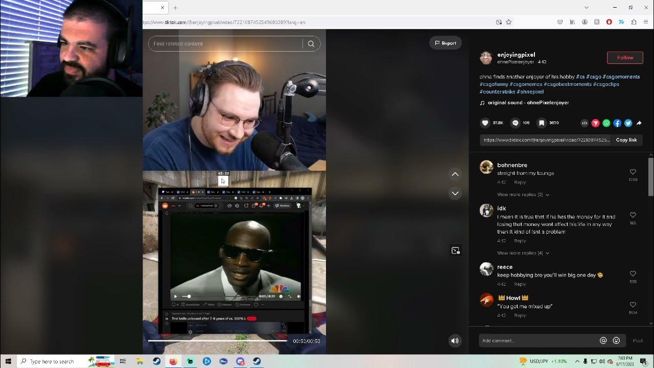 Reacting To OhnePixel Cheating in CS2! (TikToks) - YouTube