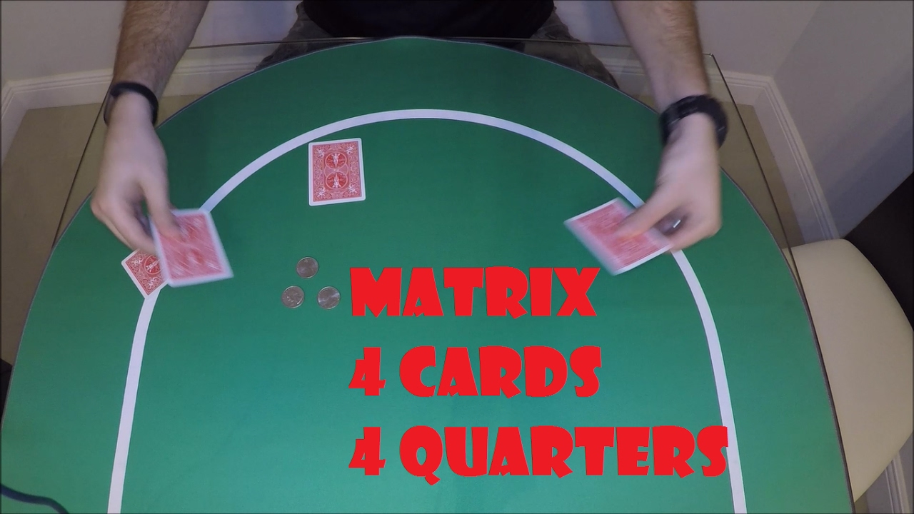 Matrix Magic - 4 Cards & 4 Quarters - YouTube