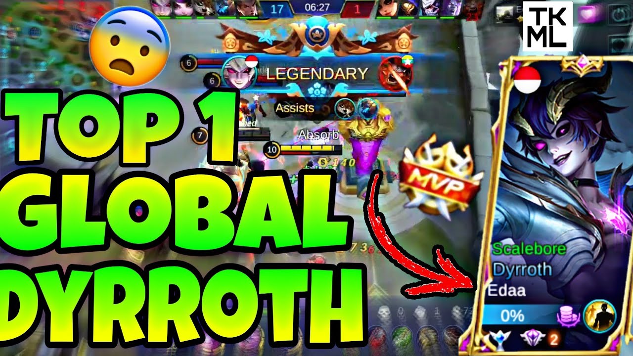 Scalebore | Dyrroth Top 1 Global Gameplay by Edaa Mobile legends~ - YouTube